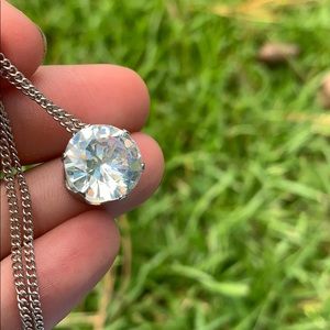 Jewelry | Fake Diamond That Looks Real Necklace | Poshmark